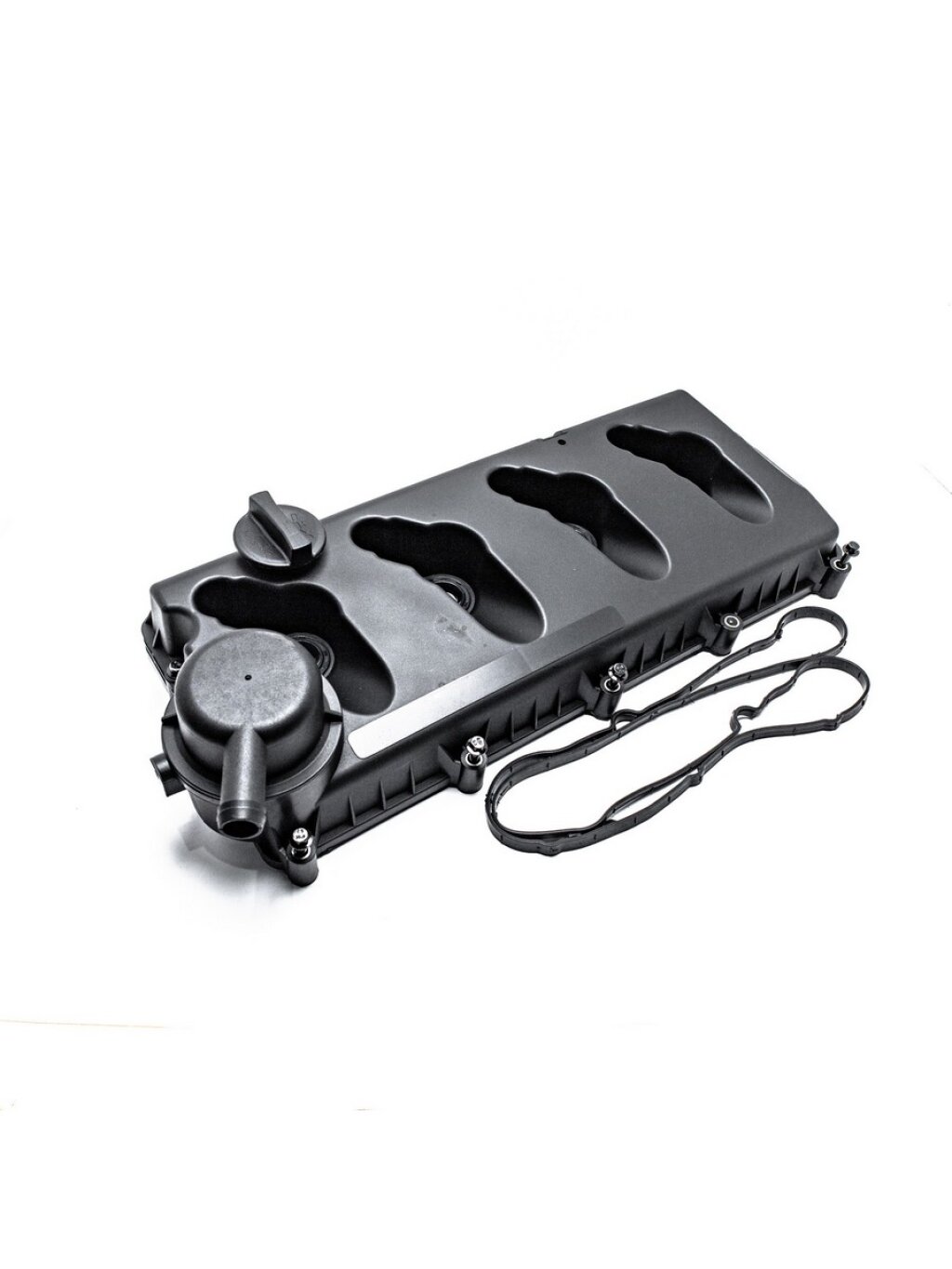 Крышка клапанная для а/м ГАЗель Бизнес дв. Cummins 2,8 "PRAVT" (с сальниками форсунок и прокладкой)