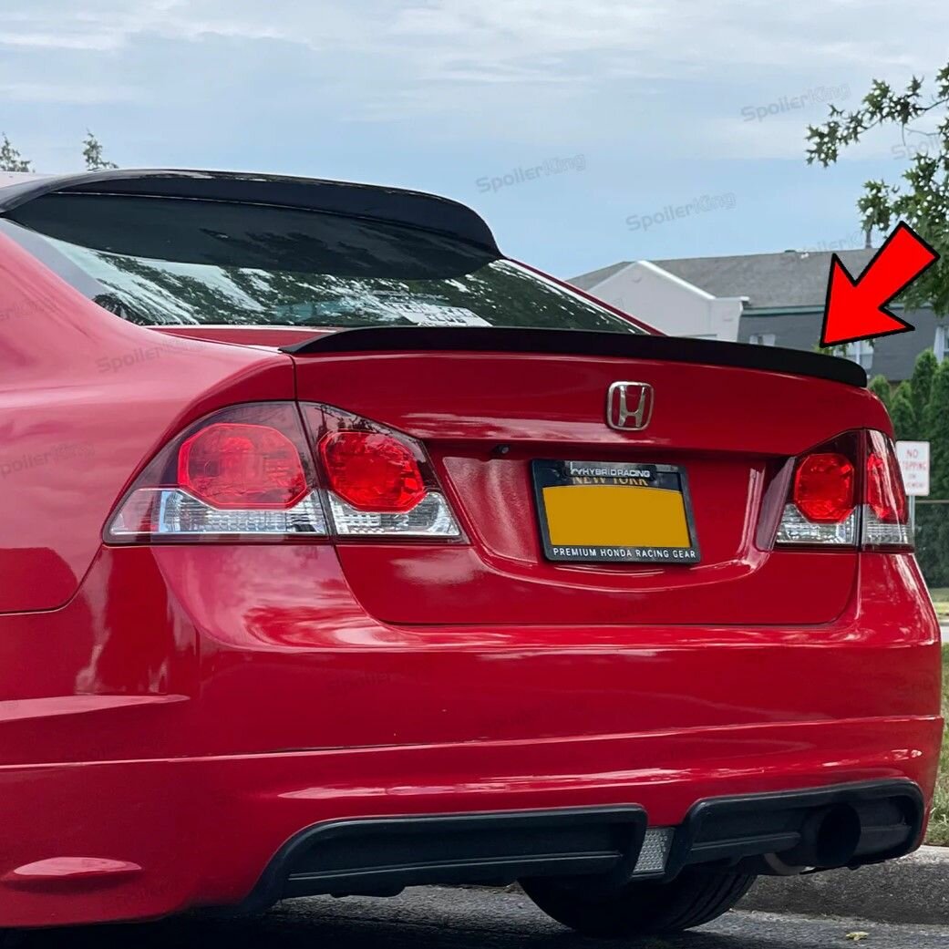 Спойлер дактейл для Honda Civic 8 седан