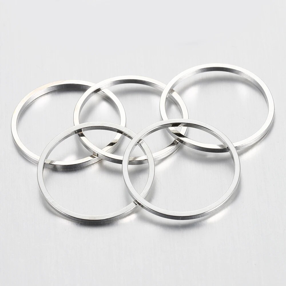 Кольца закрытые Ailimi Silver 22 мм (20 шт.)