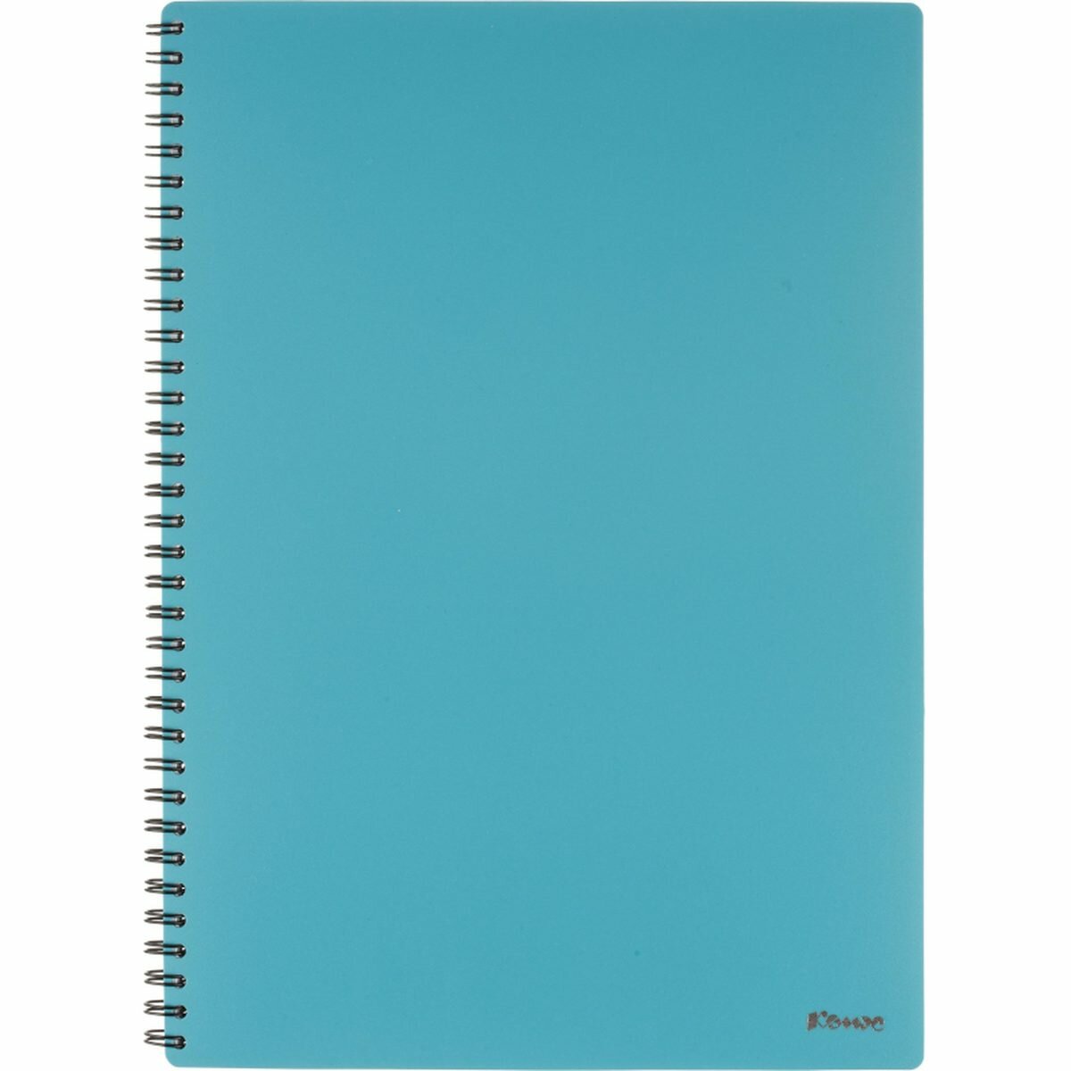 Бизнес-тетрадь А5 Комус Classic, 100 листов, клетка, спираль, голубая (294х210мм) (1561951)