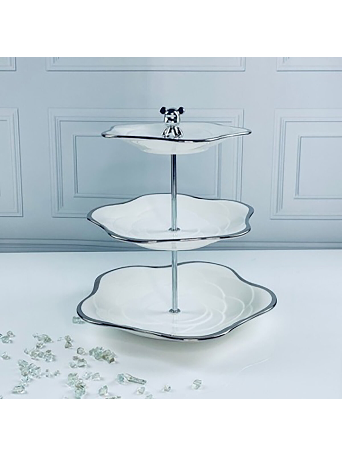 Трехъярусная этажерка MULTICOLOR в под