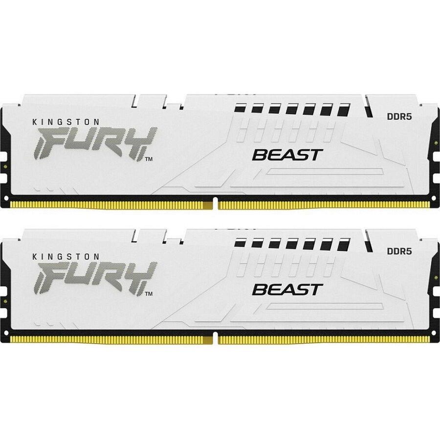 KF560C36BWE2K2-32 / Оперативная память Kingston Fury Beast White Expo KF560C36BWE2K2-32 DDR5 - 2x 1
