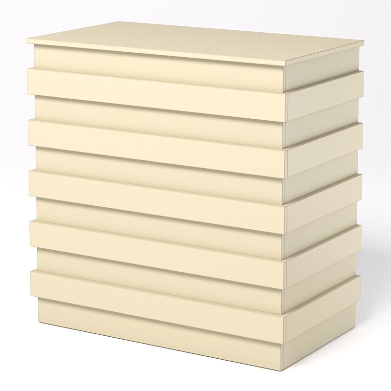 Тумба №3 для витрин "сладость" шириной 900мм, Крем Вайс. Производитель товара - компания Westcom.