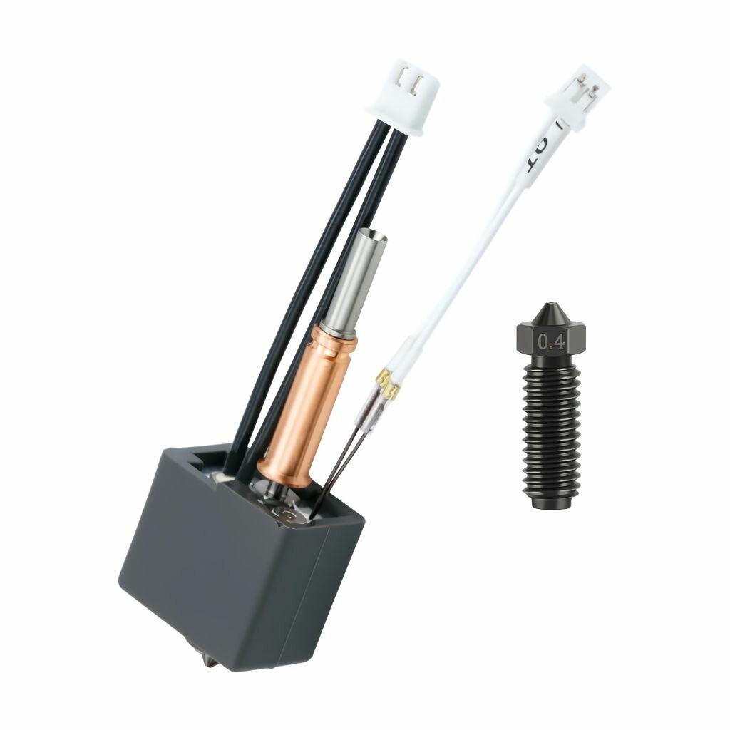 Хотенд для 3D принтера Anycubic Kobra 3, сопло 0.4 (закаленная сталь)