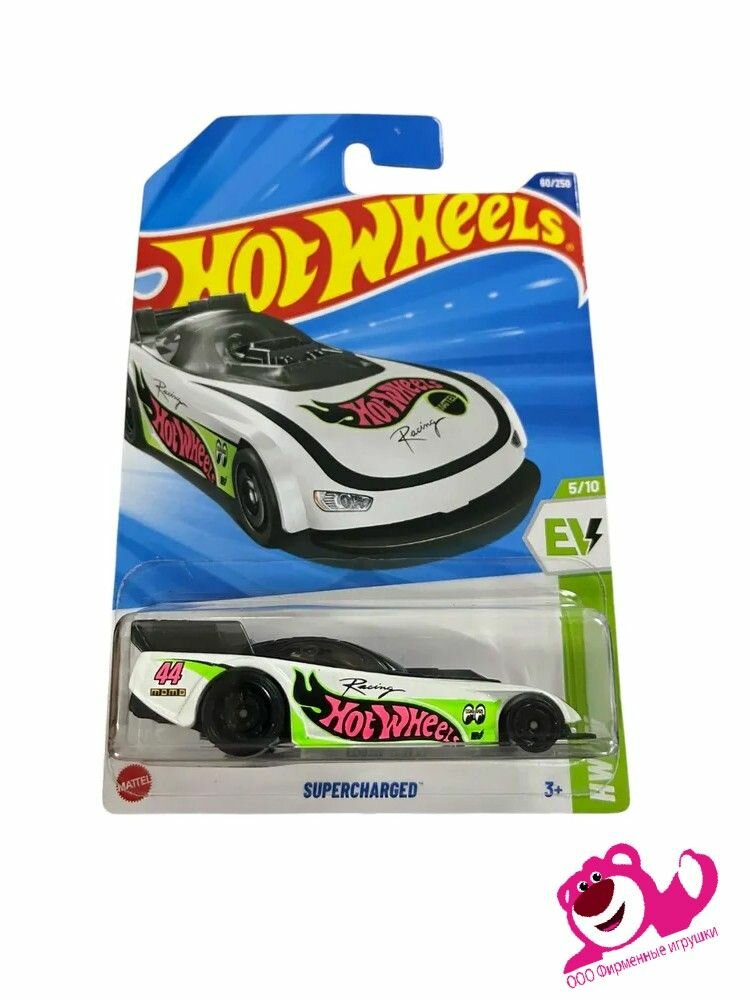 Машинка Mattel Hot Wheels 2025 C4982 Supercharged White