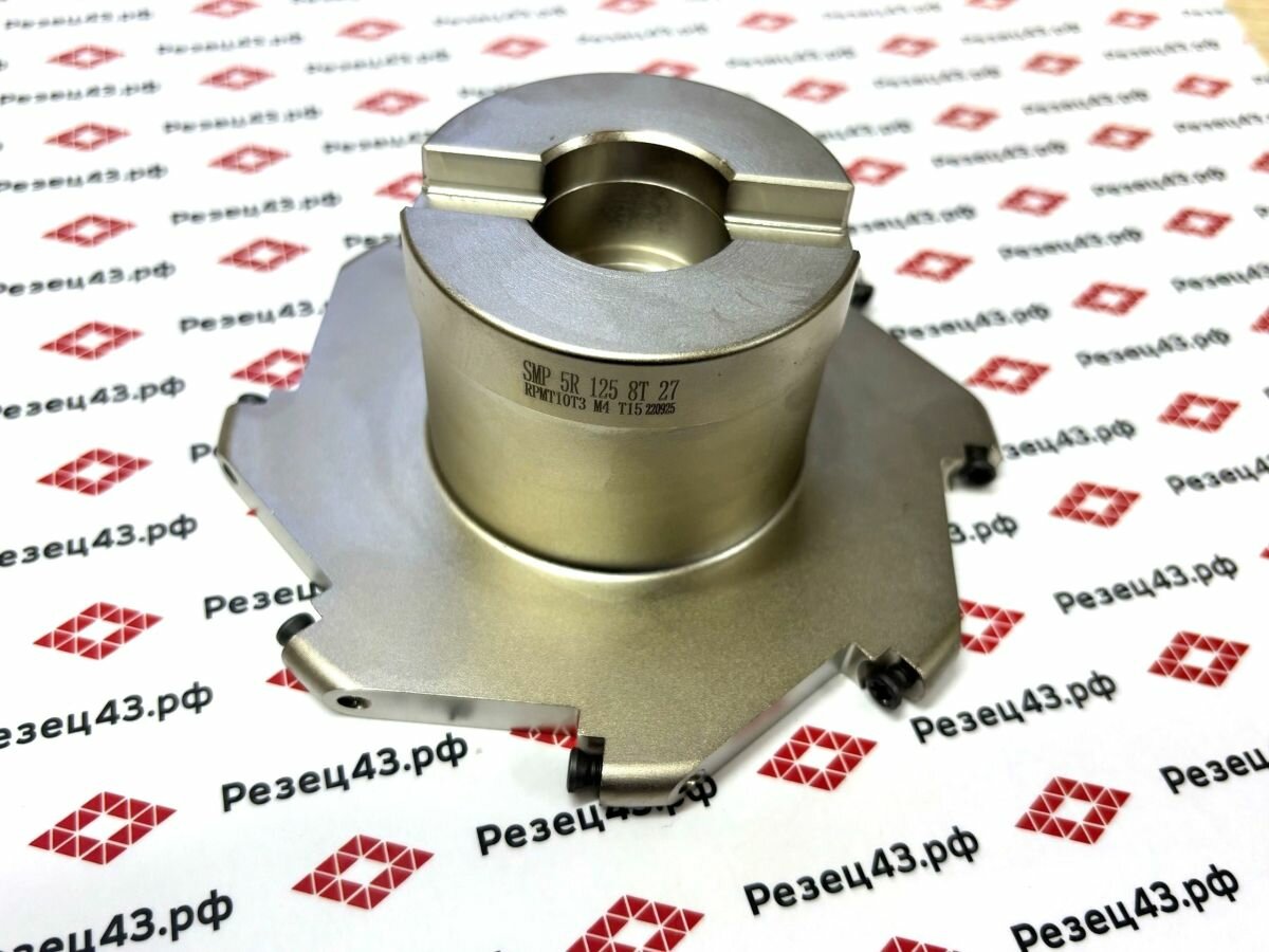 Дисковая насадная (корпусная) фреза тип SMP диаметр 125 мм под сменные круглые пластины RPMT10T3
