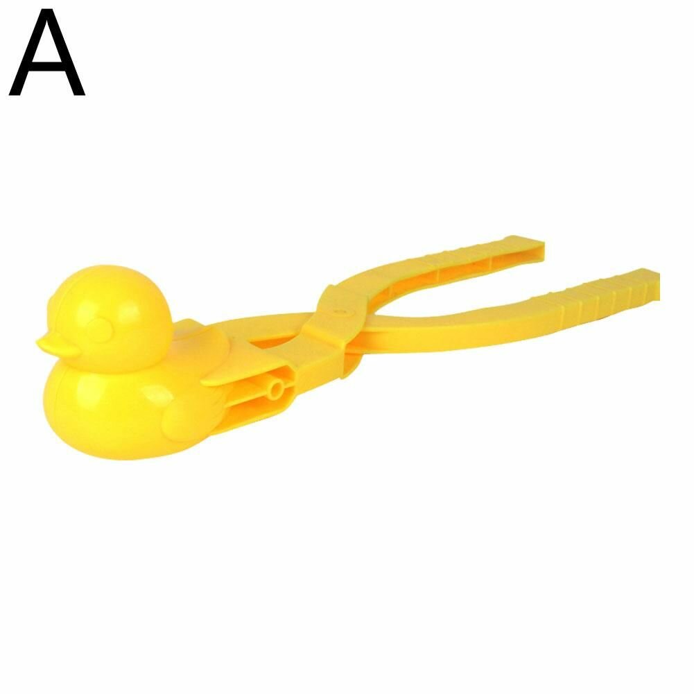 Детская игрушка для снега - снежколеп в виде утки, 34/19 см, для семейного досуга зимой