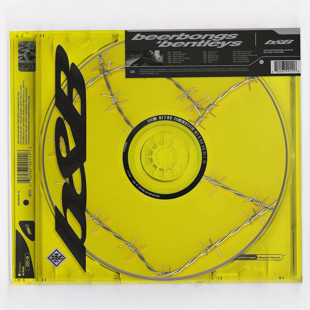 Диск Post Malone - Beerbongs & Bentleys (1 CD)