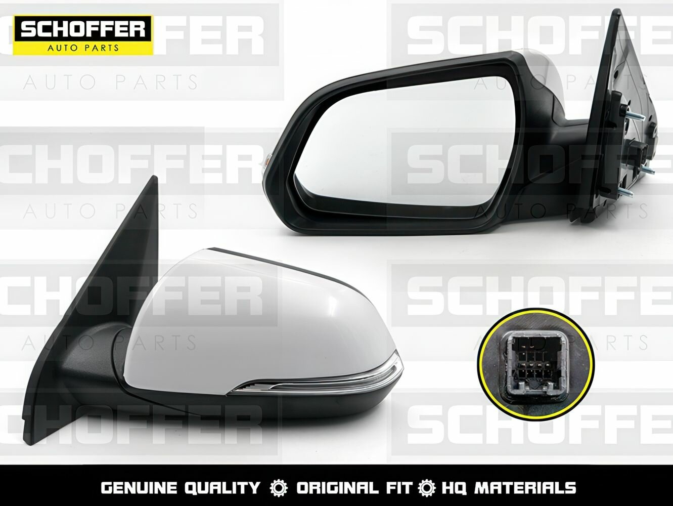 Зеркало левое, для Хендай Крета 2016-2021 Hyundai Creta 2016-2021, артикул SHF-13081, производителя SCHOFFER