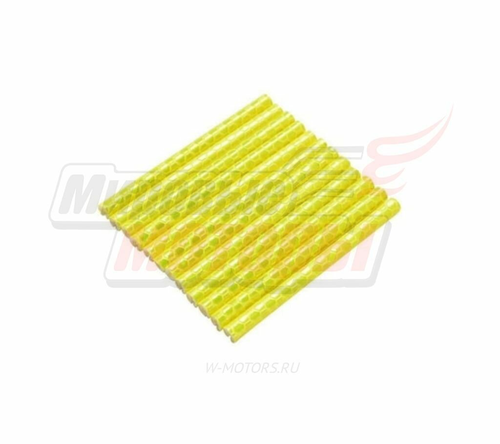 Отражатель на спицы (JY-1201) Желтый (12шт)