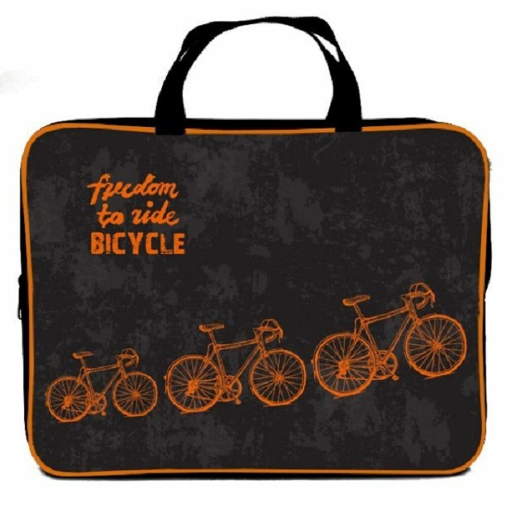 Папка сумка для рисунков и уроков технологии и труда А-3 на молнии с ручками