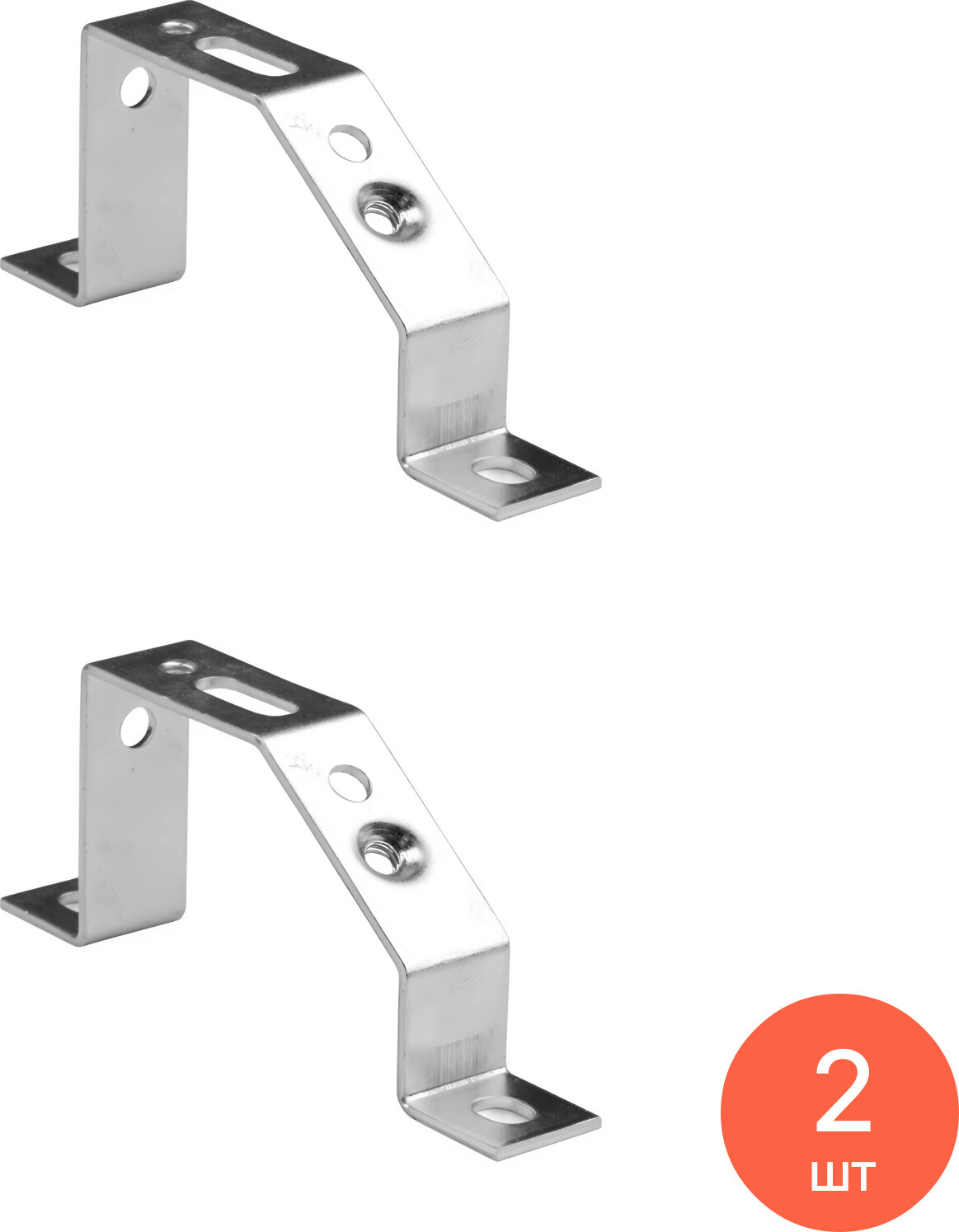 Консоль для кабельных лотков DKC / ДКС TSL, стальная, размером 120х47мм / крепеж (комплект из 2 шт)