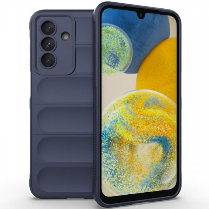 Flex Silicone Противоударный чехол для Samsung Galaxy A26 5G с защитой камеры и микрофиброй