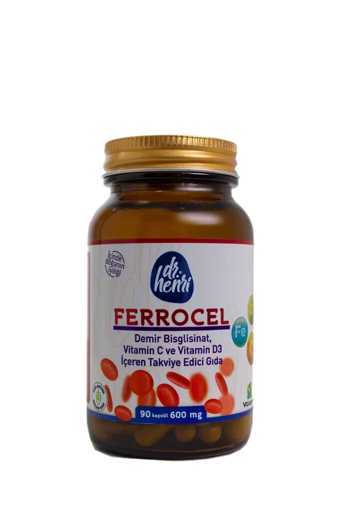 Др. Хенри Ферроцел/Dr. Henri Ferrocel капсулы массой 600 мг 90 шт