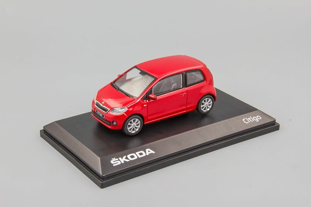Масштабная модель Skoda Citigo 3D 2012 Red Tornado Uni