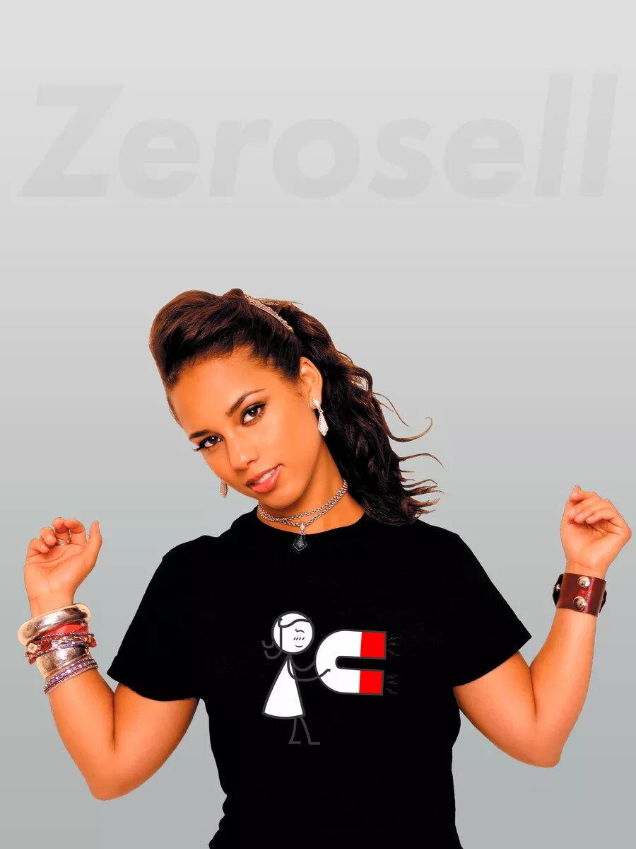 Футболка парная девочка с магнитом