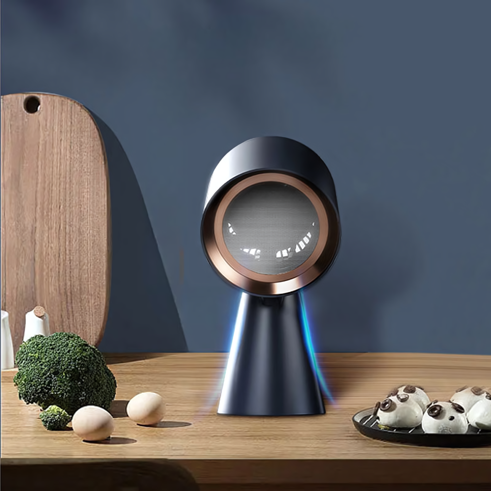 Настольная вытяжка, портативная мини-вытяжка для приготовления барбекю, цвет черный