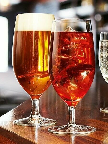 Набор бокала, фужеров на ножке Chef&Sommelier "Каберне" 2 шт, 470 мл. Французское хрустальное стекло, для пива, воды, коктейлей. Cabernet (Krysta) Франция