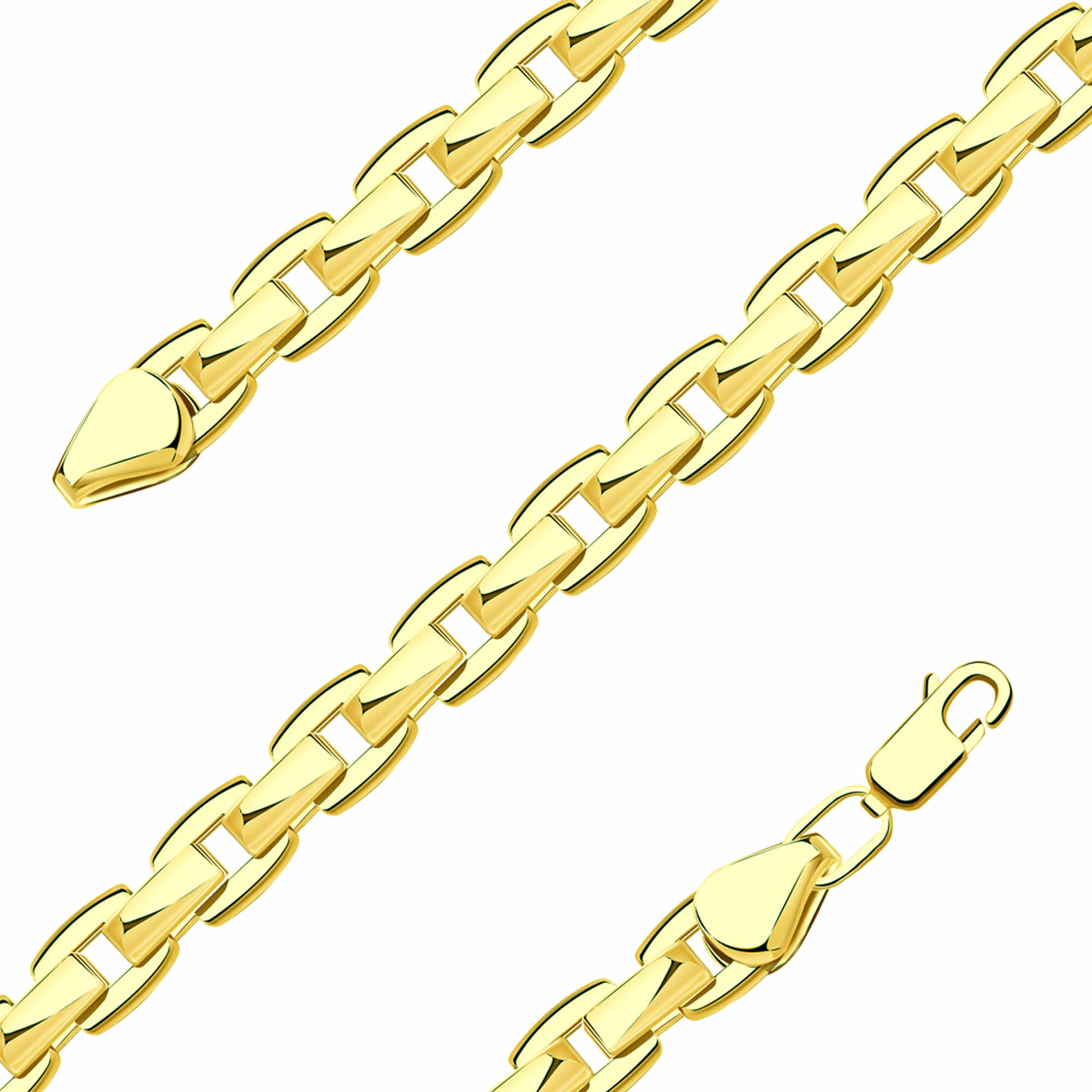 Цепь желтое золото, 585 проба