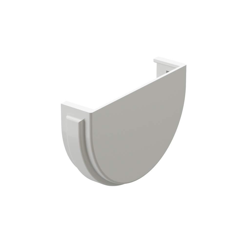 Docke PREMIUM Заглушка желоба (Пломбир), диаметр трубы 85, толщина 1.75