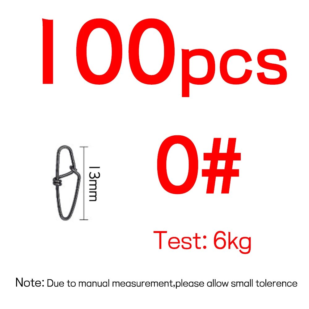 Булавки для рыбалки из нержавеющей стали Красный, 100pcs size 0