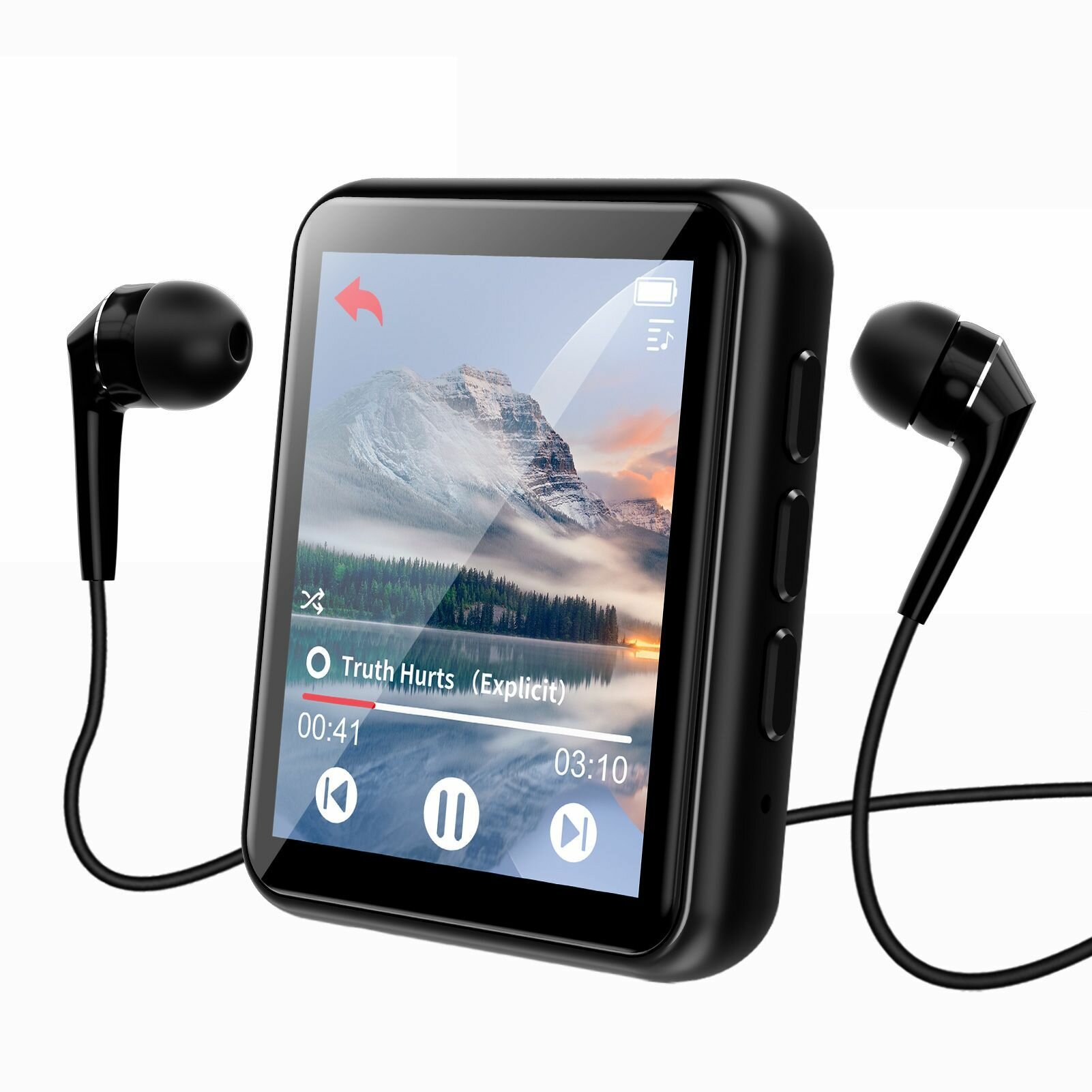 Портативный MP3-плеер JOLIKE M5/FM 32GB Bluetooth 5.0/Полностью сенсорный экран/Многоязычный/синий