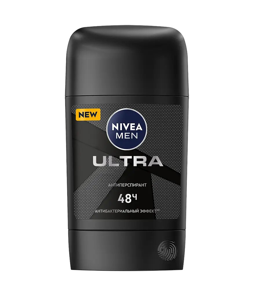 Nivea Men Дезодорант-антиперспирант Ultra 48 ч стик мужской 50 мл 1 шт