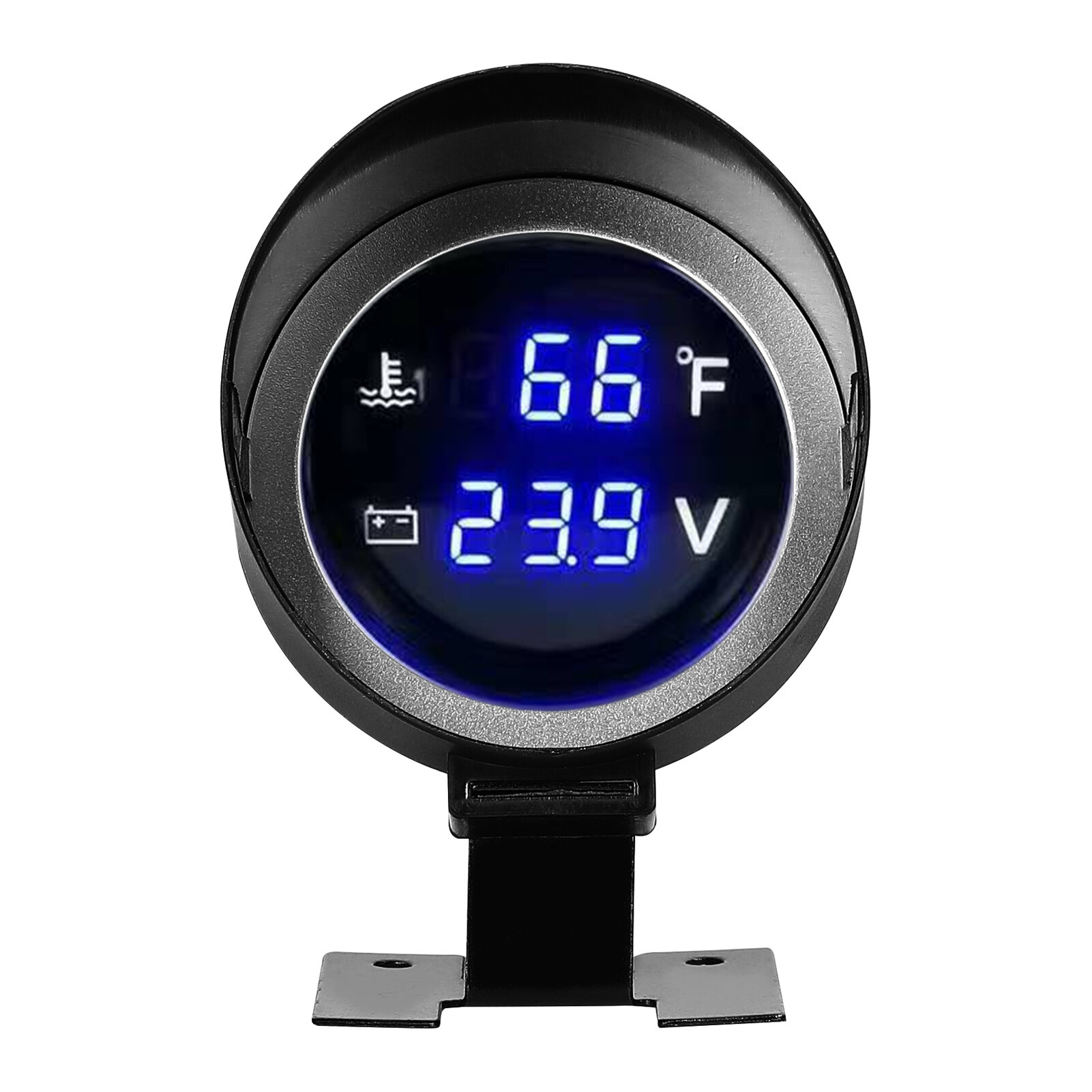 Универсальный автомобильный цифровой датчик 2 в 1, вольтметр для измерения температуры воды 9-36 В, датчик 1/8NPT, дисплей в градусах Фаренгейта для грузовиков, внедорожников, автодомов