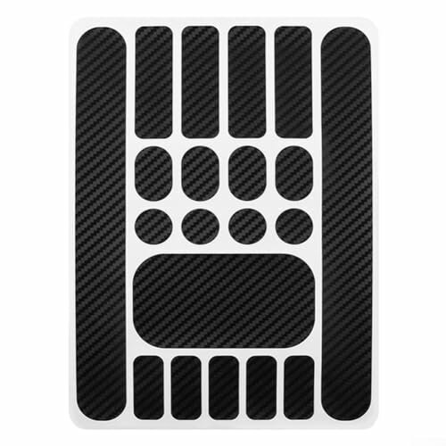 Защитная плёнка для цепного стояка велосипеда, карбонный паттерн, овальная и круглая формы, материал ПВХ, для горного велосипеда и шоссейного велосипеда, передняя защита, черный, прозрачный, желтый, розовый, 2 набора