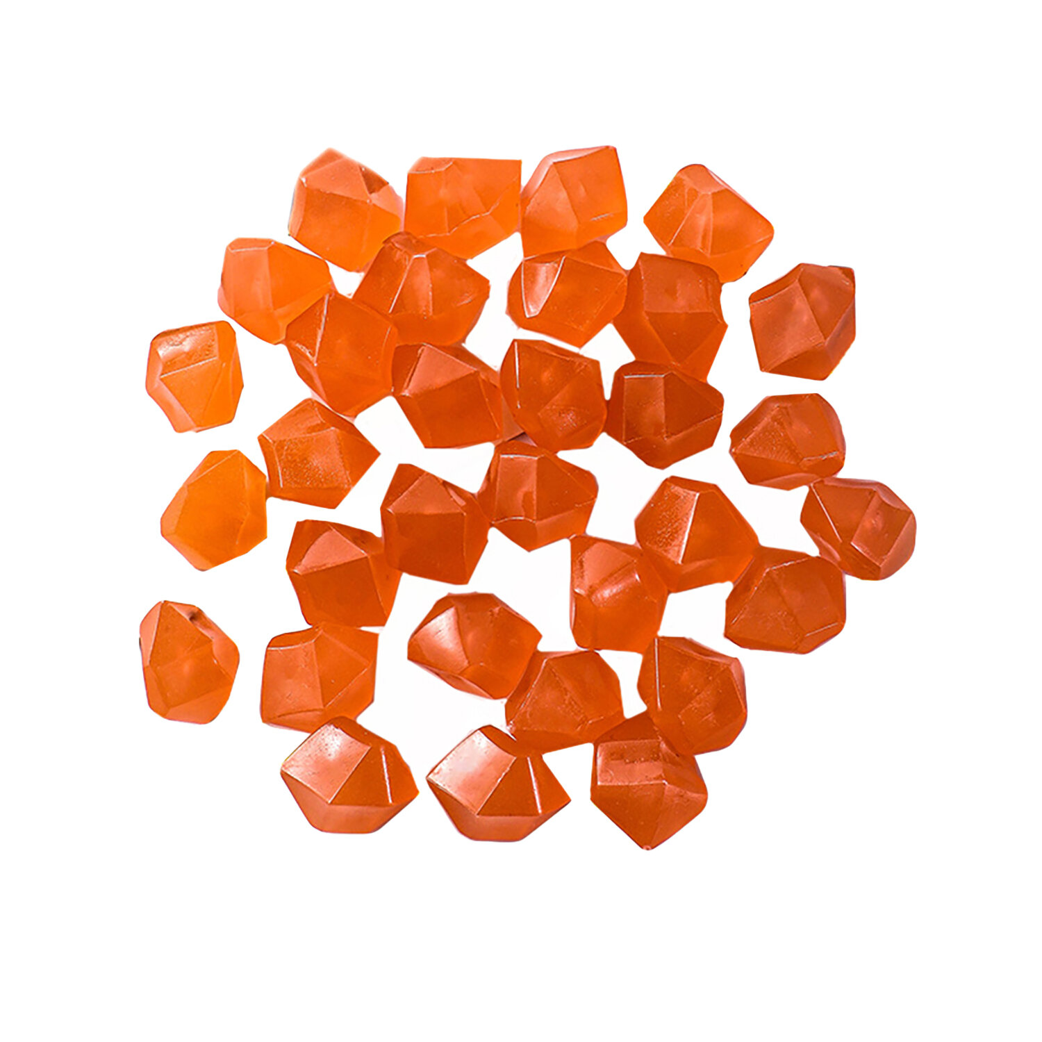 100pcs Камни Светящиеся в Тёмноте Камни Светящиеся Ромбовидные Флуоресцентные Камни Декор для Аквариума Водяного Пейзажа Уличного Двора Ландшафта Садового Алеи, Смешанный Цвет, Другой Цвет, Тёмно-синий, Белый, Тёмно-зелёный, Фиолетовый, Розовый,