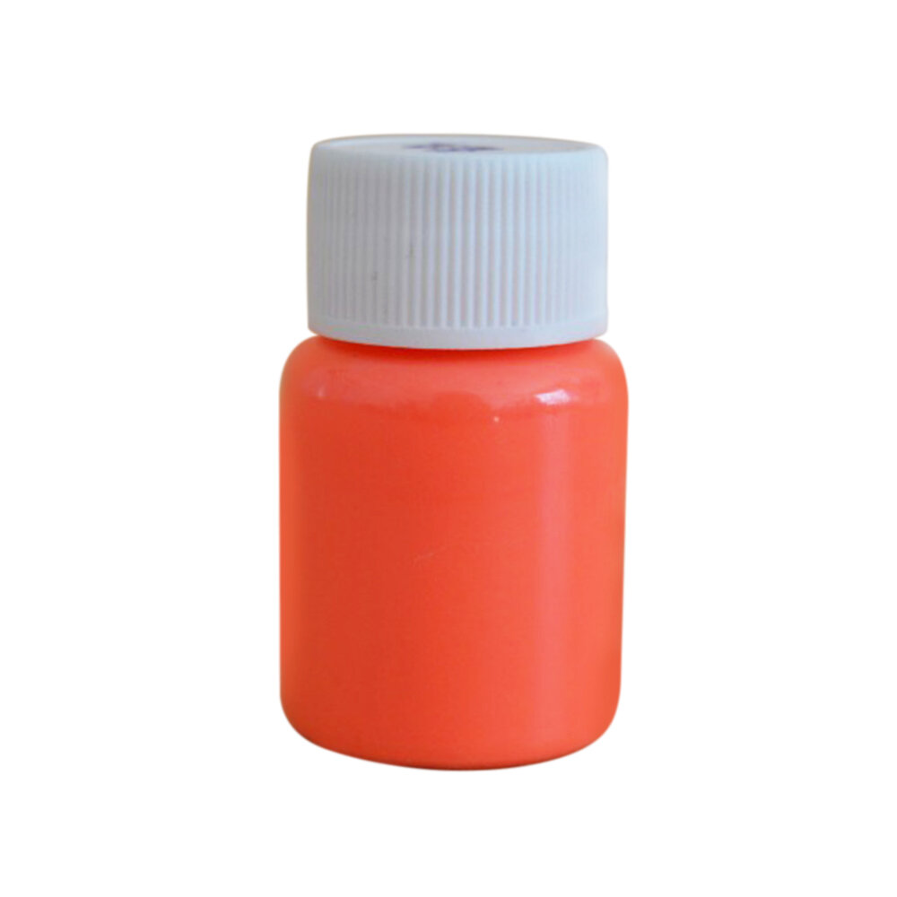 Флуоресцентная акриловая люминесцентная краска 20г для DIY, свечущаяся в темноте, цветная пигмент, инструмент для рисования, цвета: желто-зеленый, светло-зеленый, зеленый, голубо-зеленый, синий, желтый, оранжево-желтый, оранжево-красный, персиковый,