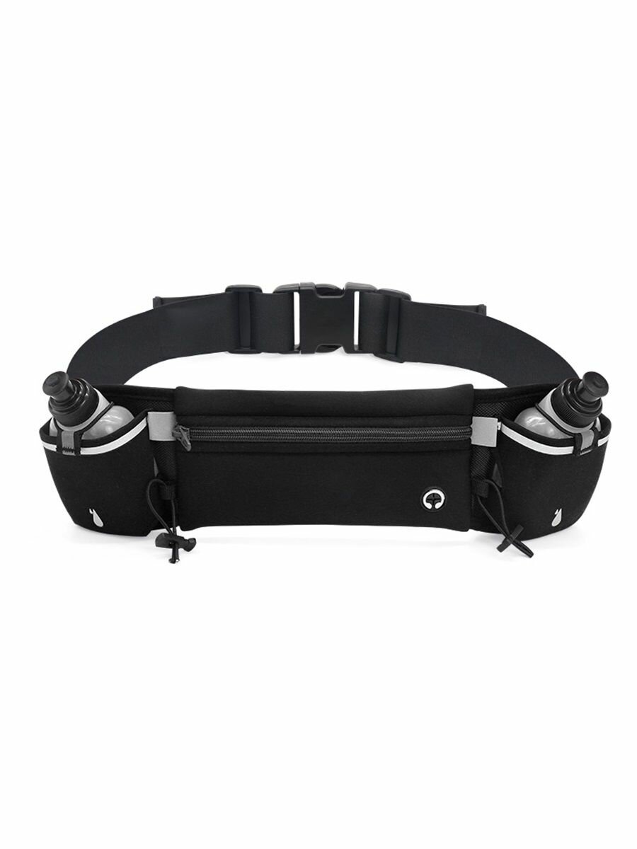 Беговой пояс с 2 бутылками воды, поясной ремень для бега для женщин и мужчин, марафон, бег, велоспорт, скалолазание