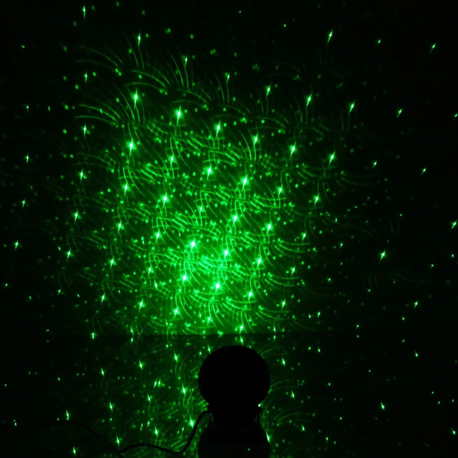 Световой прибор лазерный уличный, 4 картинки, металлический корпус, 220V