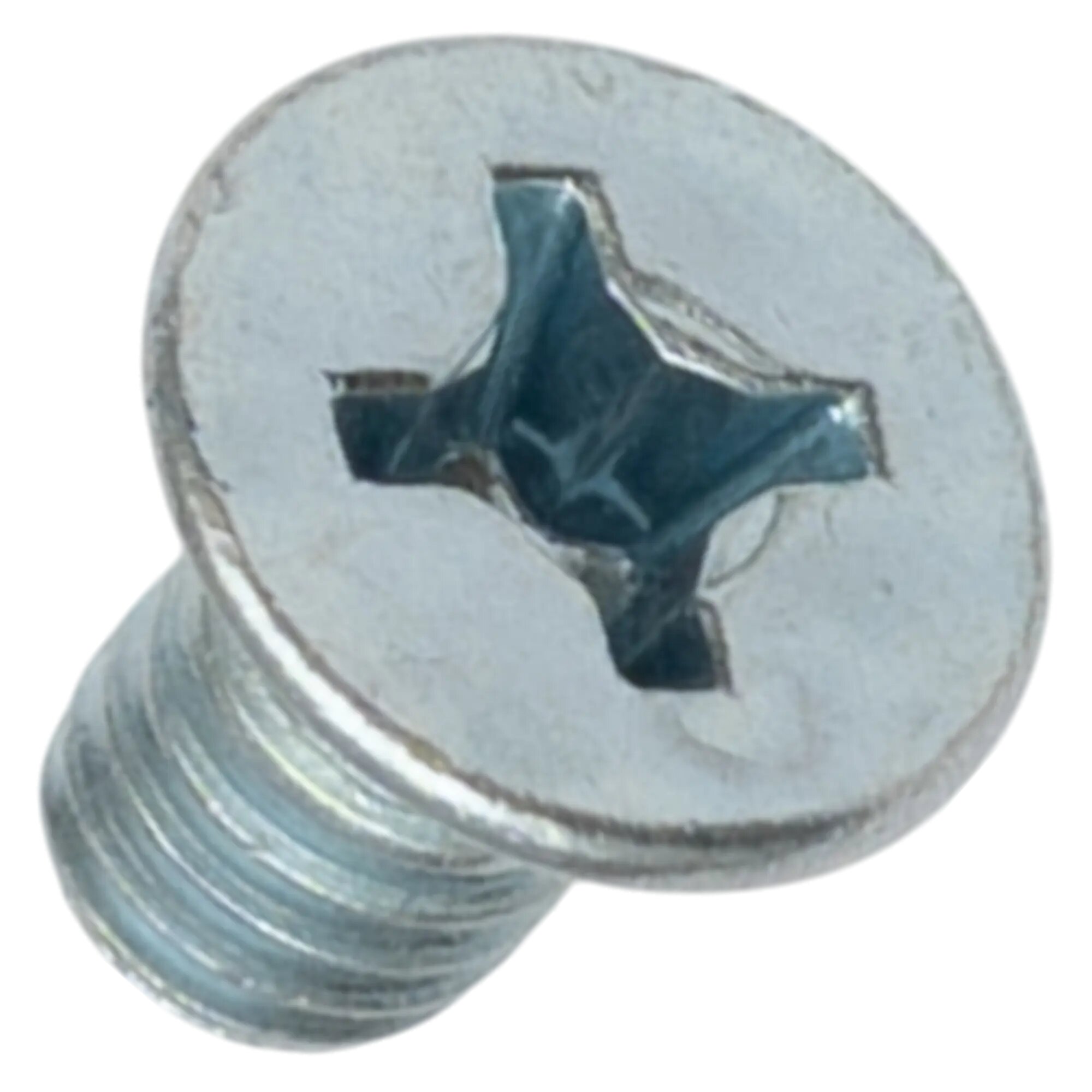 Винт DIN 965 6×12 мм оцинкованный, резьба метрическая M6, длина 12 мм, 30 шт