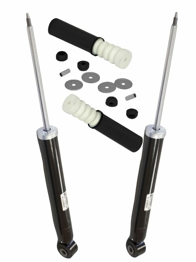 Комплект задних амортизаторов с пыльниками и отбойниками на Lada Vesta / Лада Веста 2015- седан/универсал