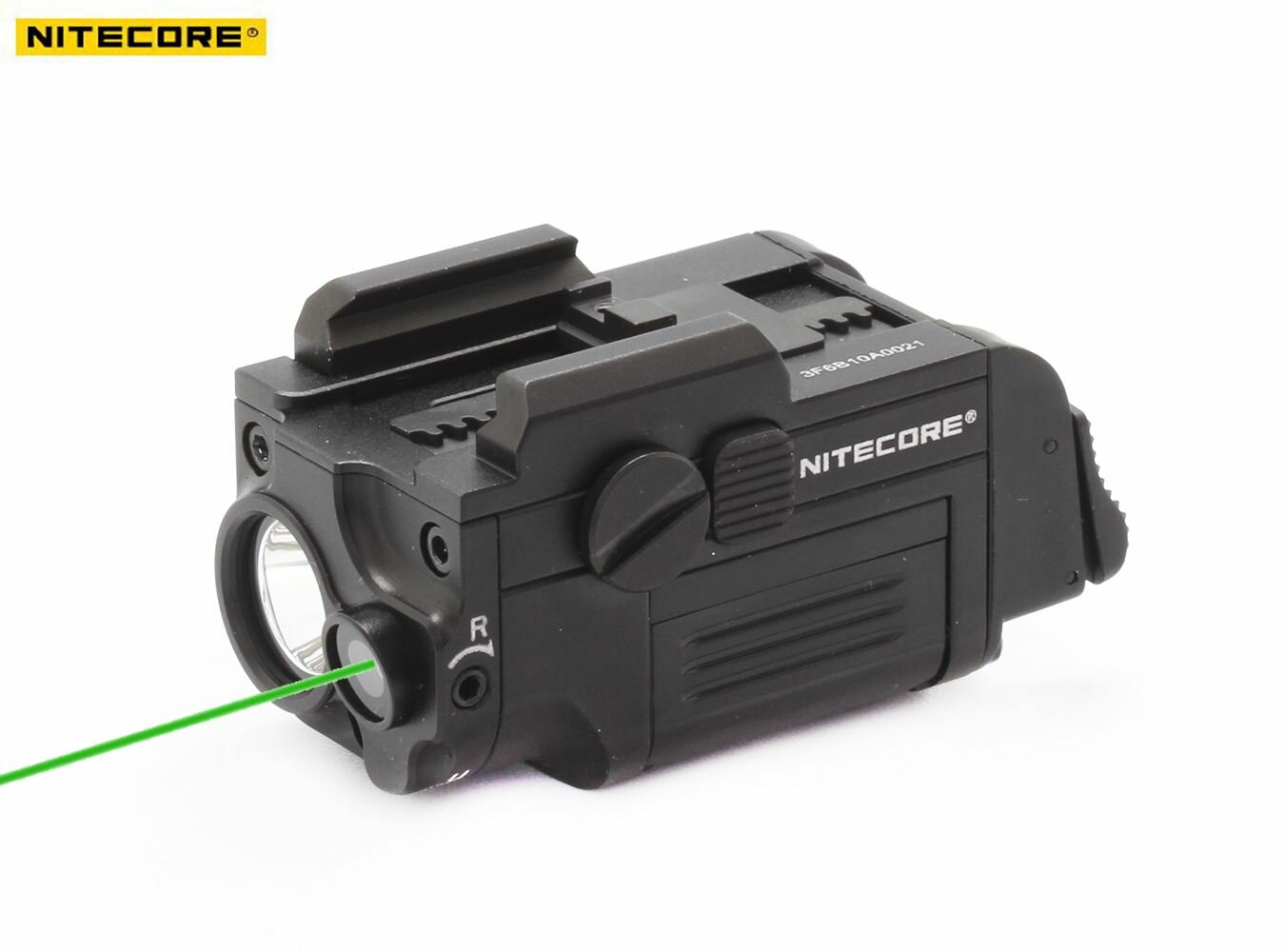 Пистолетный фонарь Nitecore NPL25 GL, Li-ion 500 mAh, NiteLab UHi-20, 216 метров, 900 люмен (Комплект)