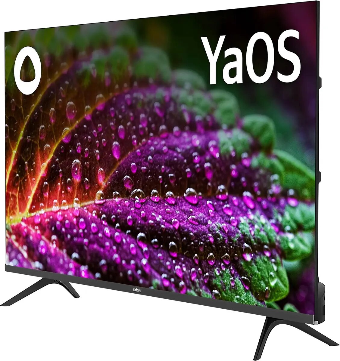 43LED-8260/UTS2C (B) / 43" Телевизор BBK 43LED-8260/UTS2C, QLED, 4K Ultra HD, черный, смарт ТВ, YaOS