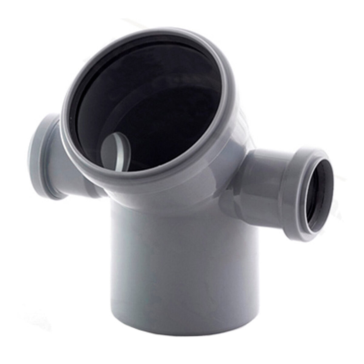 Отвод канализационный Lammin, 2 выхода 50 мм, 110 x 45°