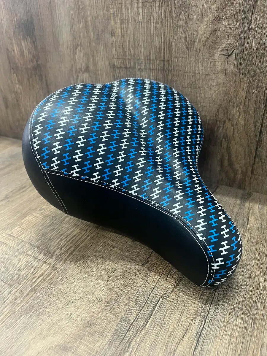 Седло на велосипед гелевое широкое