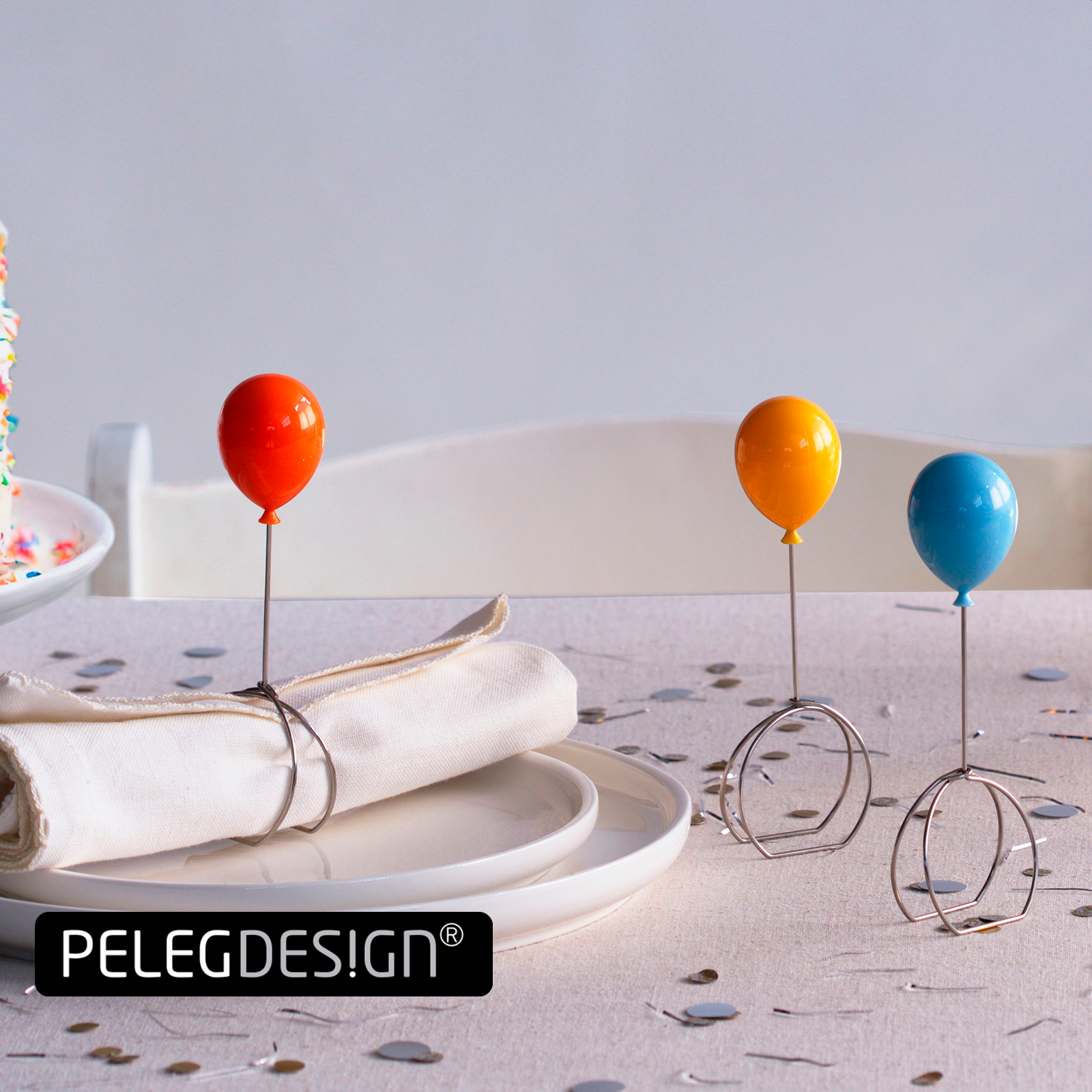 Кольца для салфеток Peleg Design Balloonapkins, 4 шт