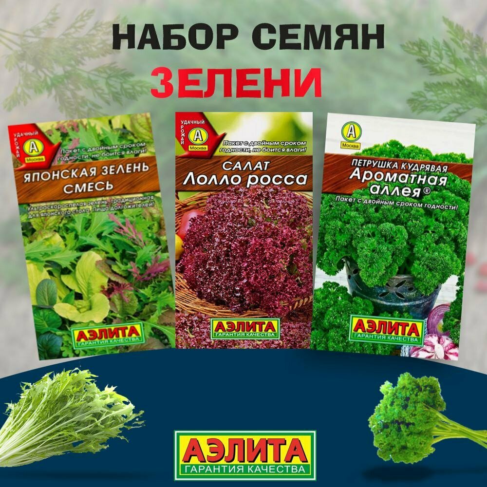 Набор семян зелени