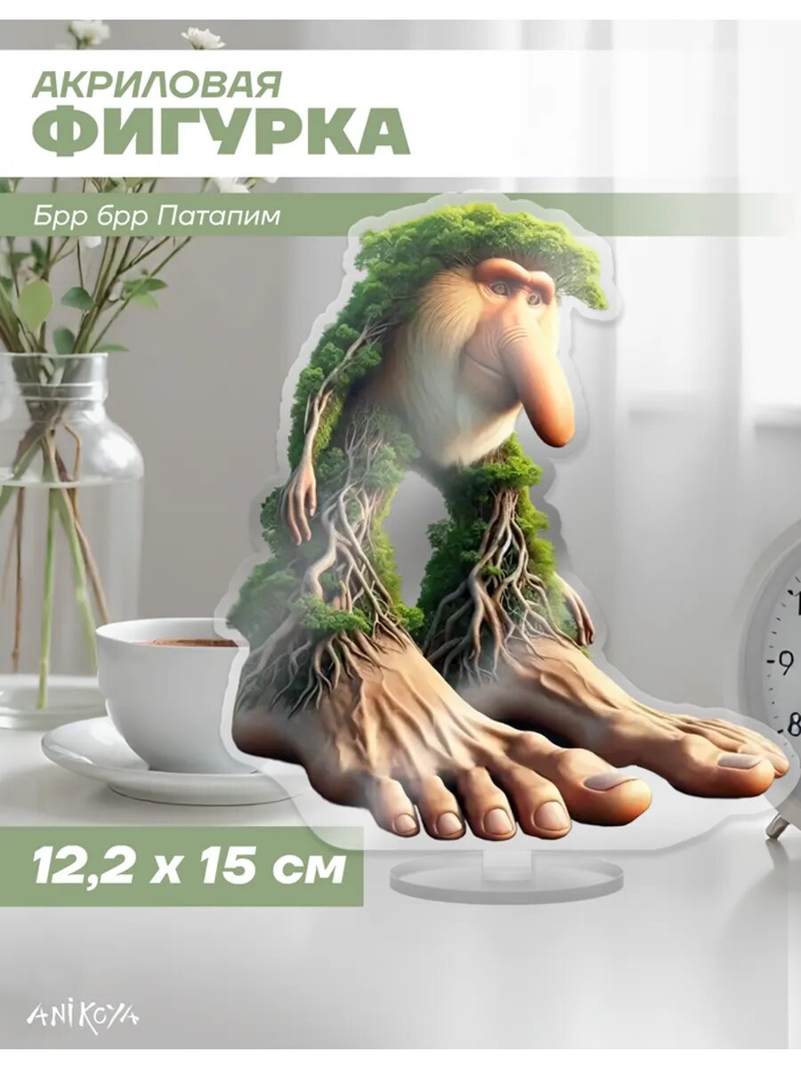 Акриловая фигурка Брр Брр Патапим статуэтка