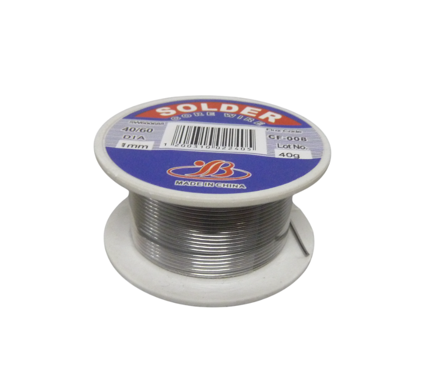 Припой для пайки 1мм 40гр - 1 шт.