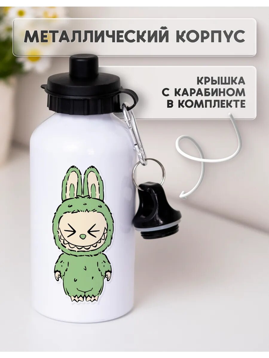 Бутылка для воды лабубу — фото 1