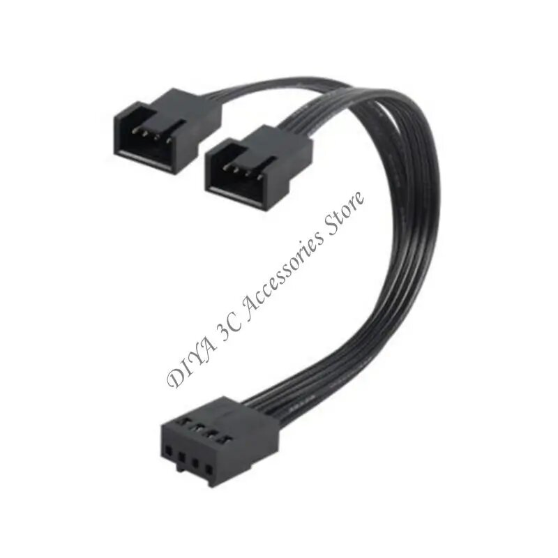 PWM вентиляторный адаптер 4PIN 1 к 2 1pc