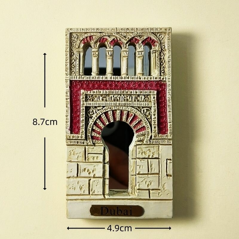 Сувенир для путешествий в Дубай, 3D-крафт, магнитный магнит на холодильник, подарок-31