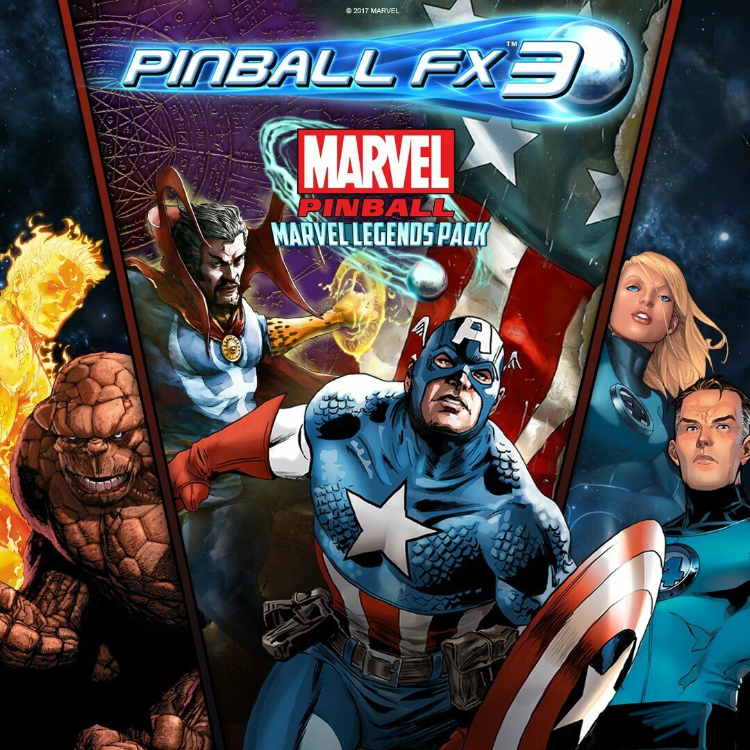 Игра Pinball FX3 - Marvel Pinball: Marvel Legends Pack для Xbox - Цифровой код для Microsoft Store