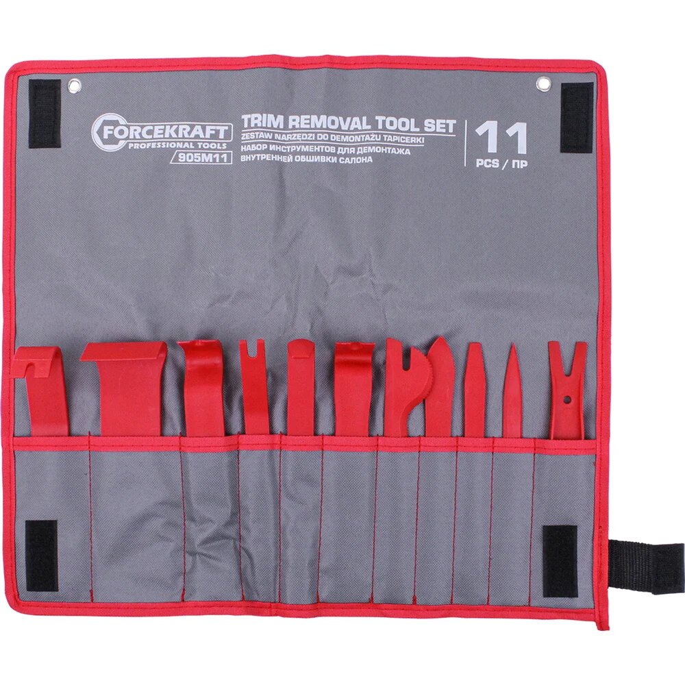 Forcekraft Набор приспособлений (пласт.) для демонтажа внутренней обшивки салона 11 предметов FK-905M11(64695)