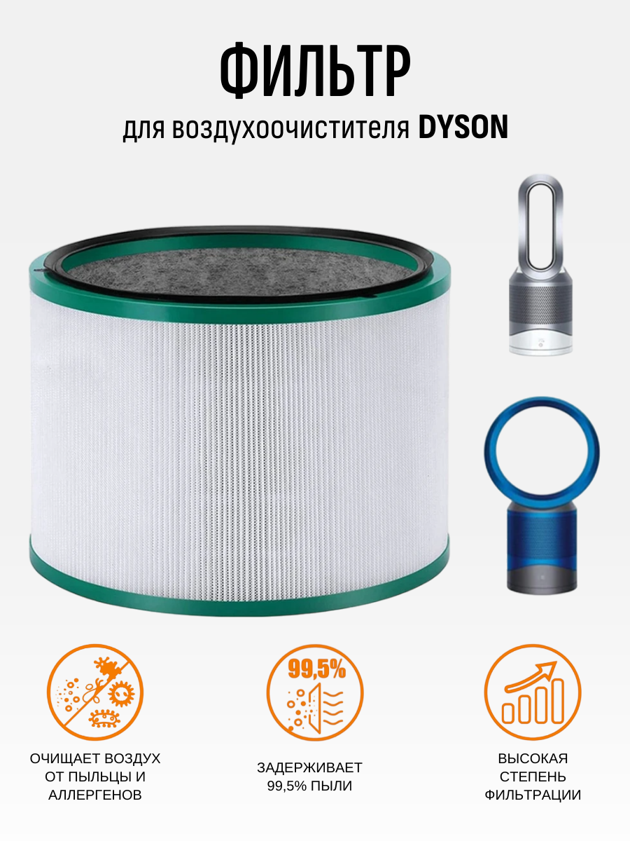 Hepa фильтр синтетический для воздухоочистителя Dyson Pure Cool Link DP01, DP02 и Dyson Pure Hot + Cool Link HP01, HP02