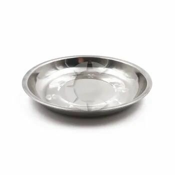 Тарелка плоская 15 см из нержавеющей стали